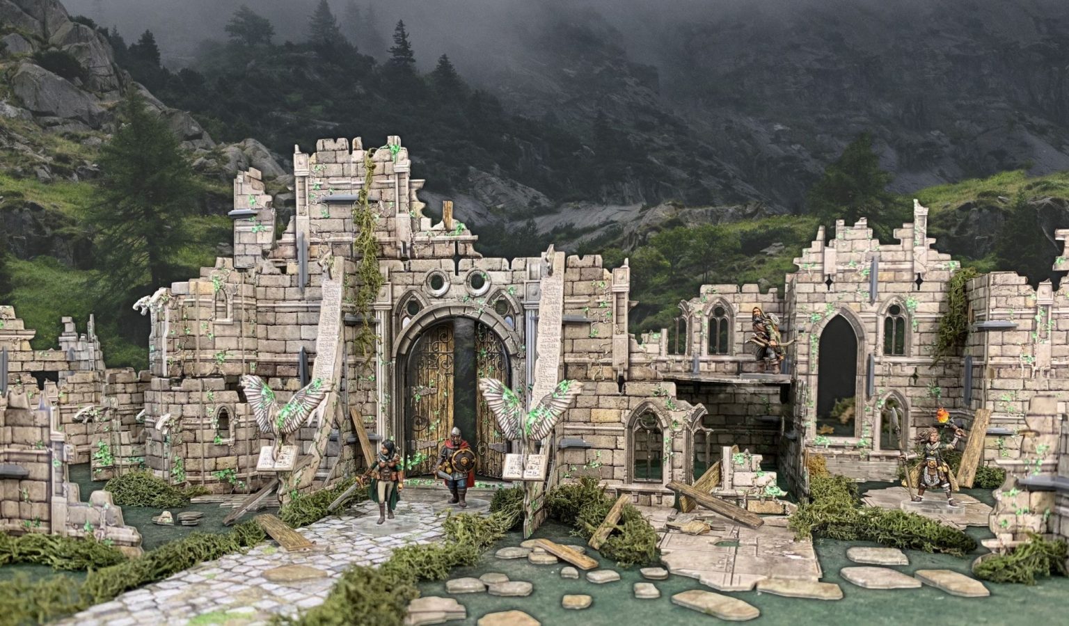 Creating The Forgotten Vault Using the Ruined Monastery Terrain ...