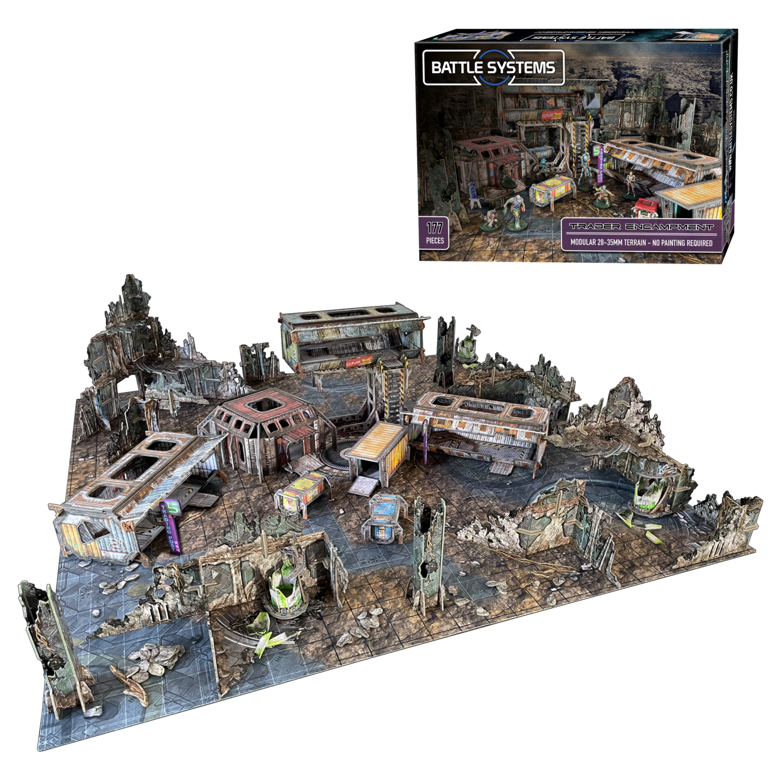 Sci-Fi Terrain - 28mm 35mm Scale - Battle Systems