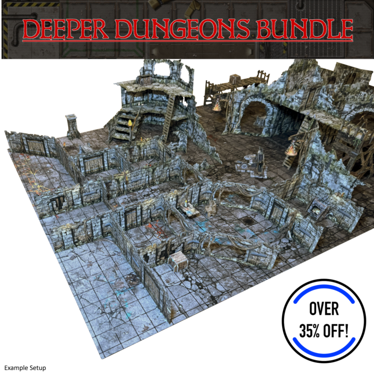 Fantasy Dungeon Terrain - Fantasy Scenery - Battle Systems