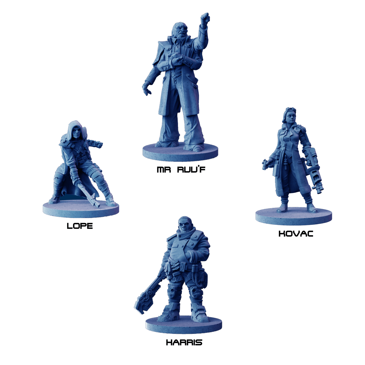 Lope, Human Scavenger - Sci-fi Civilian STL - Battle Systems