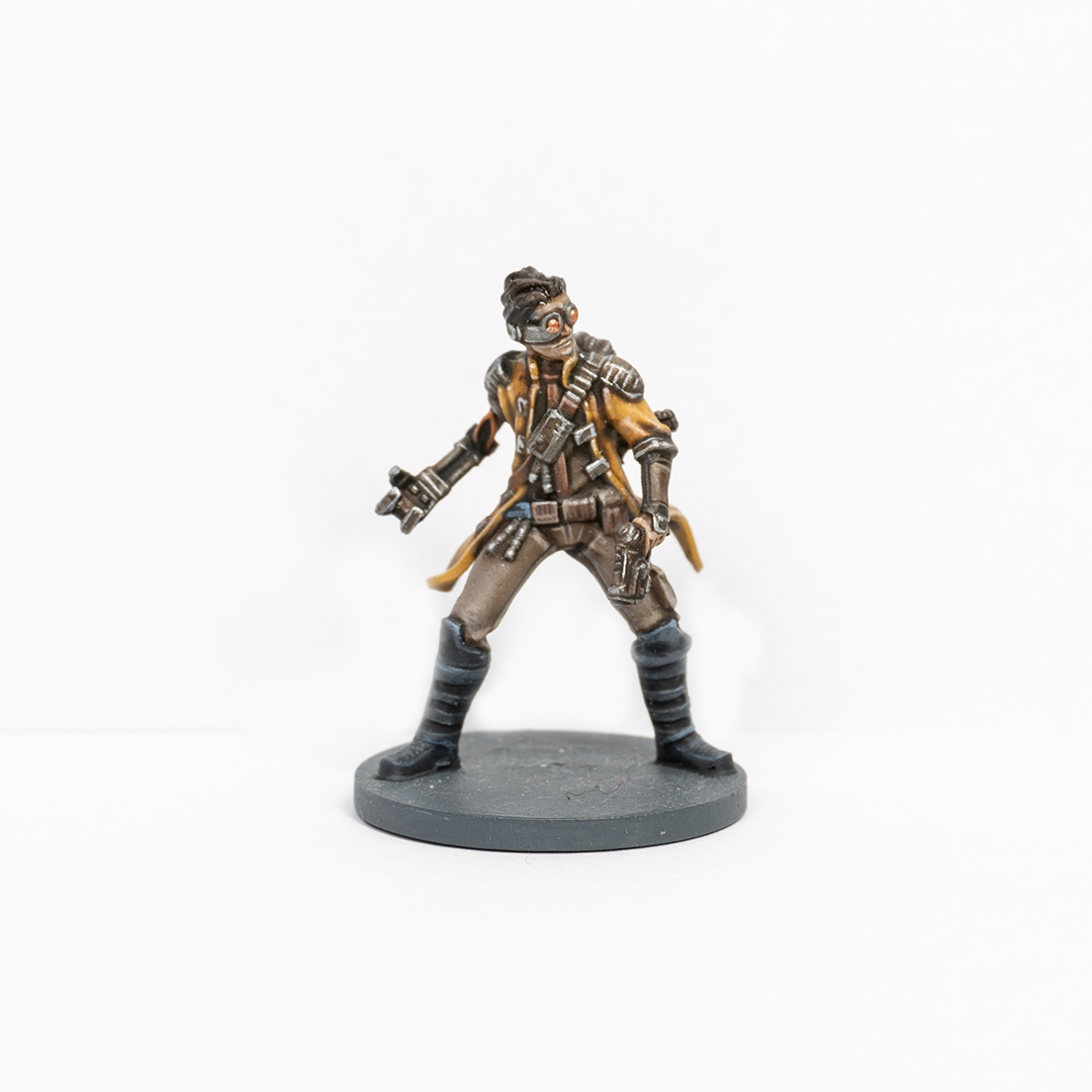 Pi, Human Cyborg - Sci-Fi Mercenary STL - Battle Systems