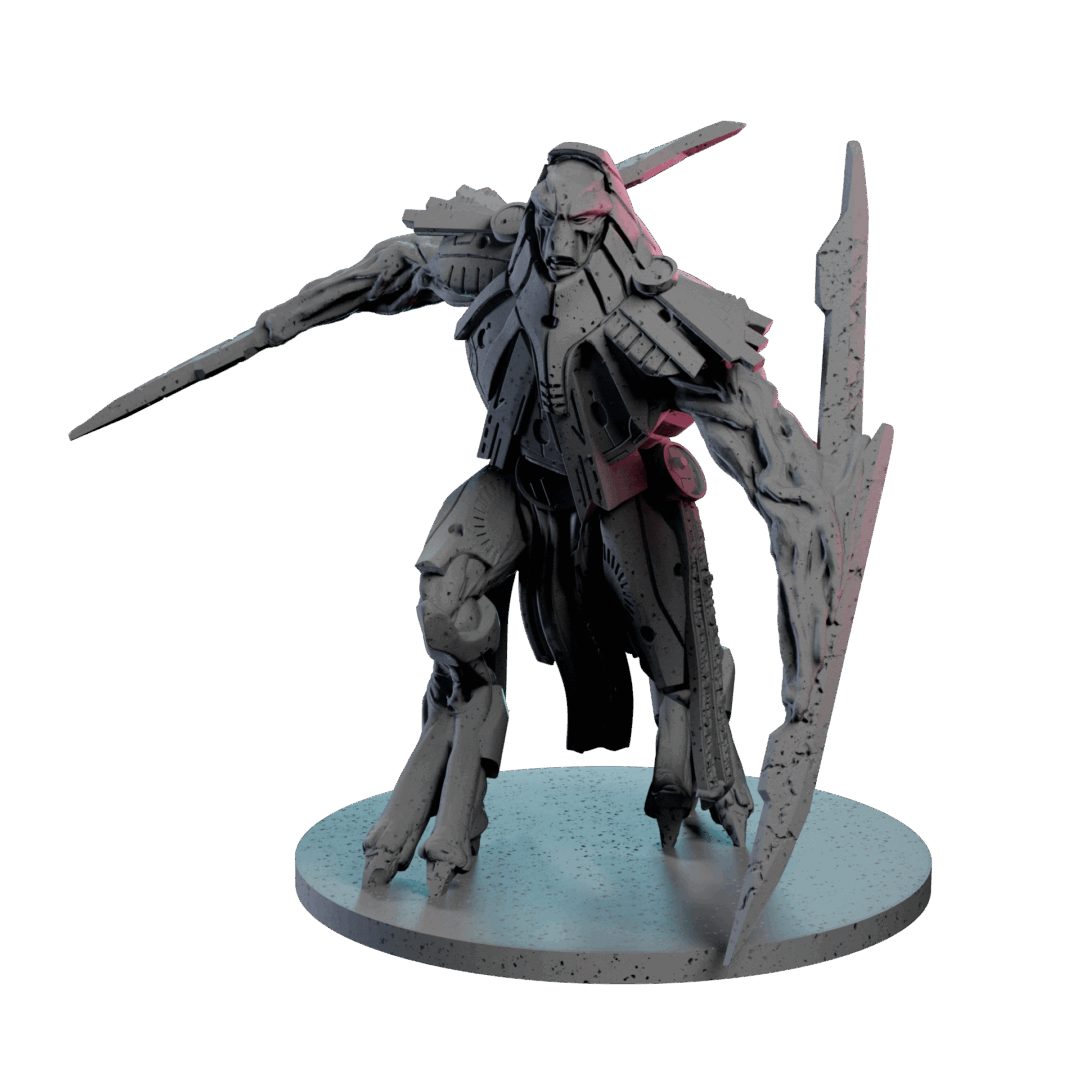 First Born Guardian 1 - Sci-Fi Alien STL - Battle Systems