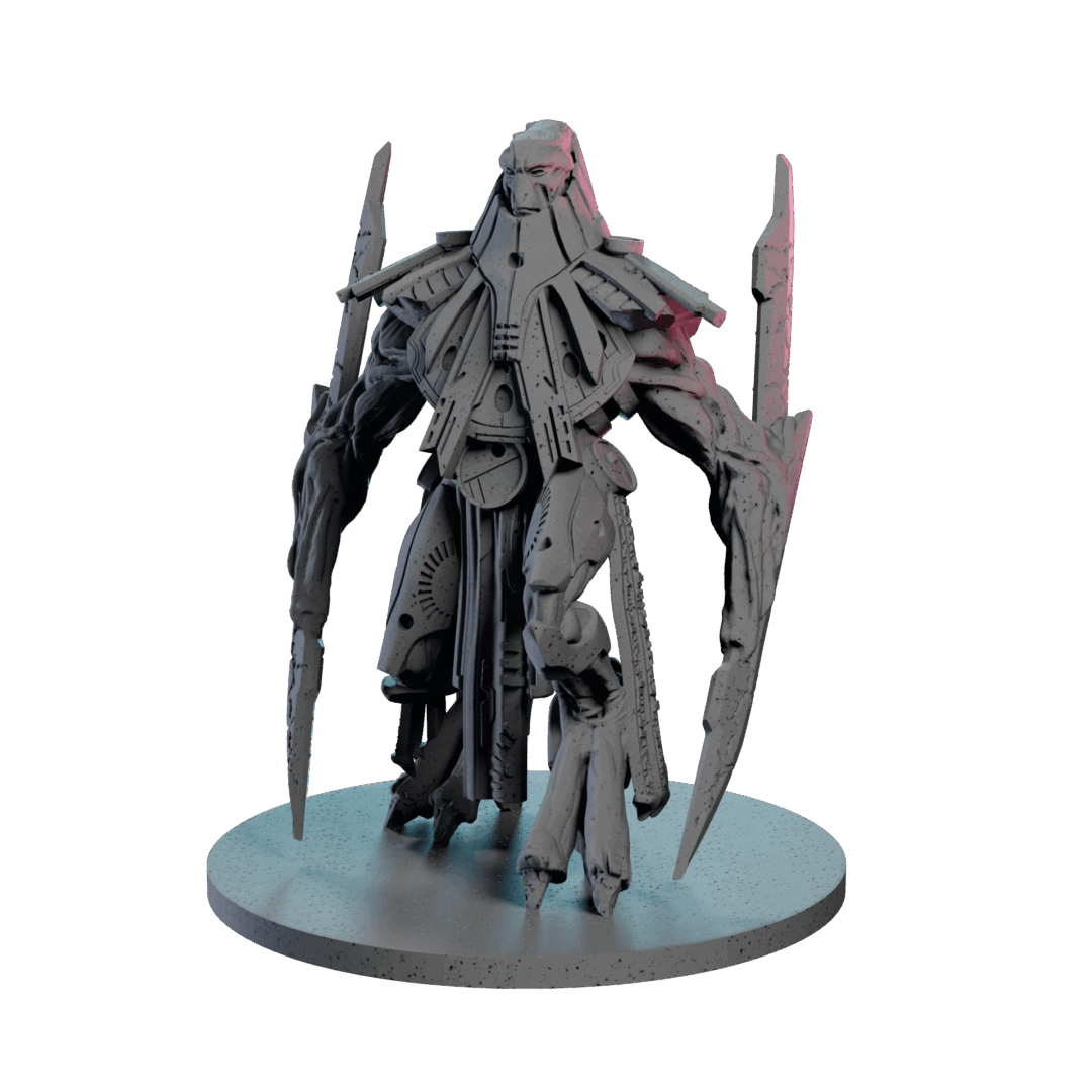 First Born Guardian 2 - Sci-Fi Alien STL - Battle Systems